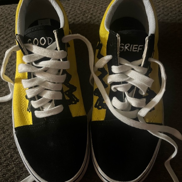 Vans | Shoes | Charlie Brown Good Grief Old Skool Vans | Poshmark